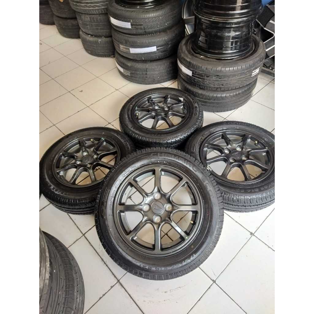 Jual velg mobil bekas OEM NEW AYLA ring 14 pcd 4x100 untuk agya calya karimun | Shopee Indonesia