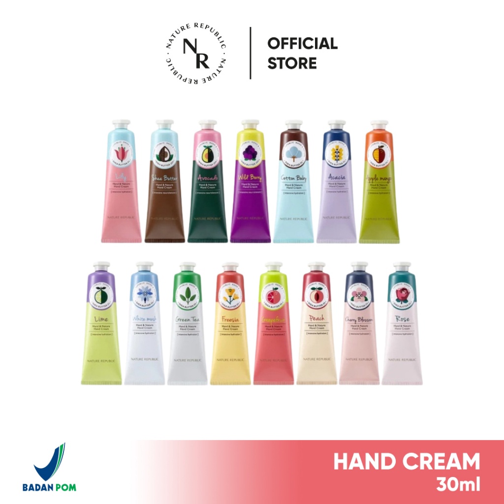 Jual ReadyNATURE REPUBLIC Hand Nature Hand Cream 3ml | Shopee Indonesia
