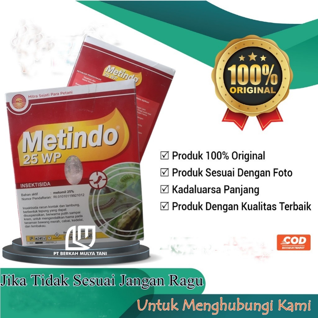 Jual Insektisida Metindo 25wp 500gr Obat Pembasmi Hama Ulat Tanaman ...
