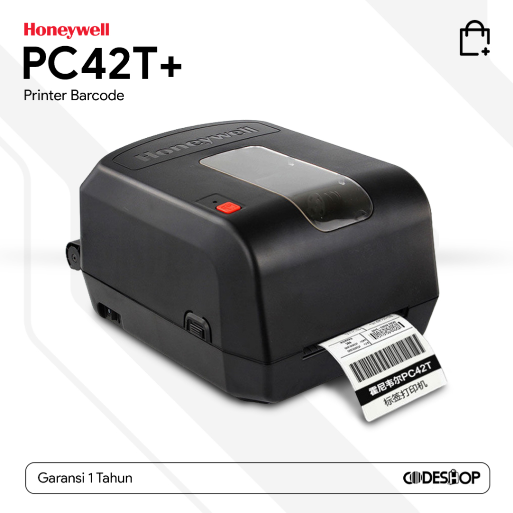 Jual HONEYWELL PC42T+ Printer Barcode Cetak Label Semicoated Yupo Thermal 6 IPS | Shopee Indonesia