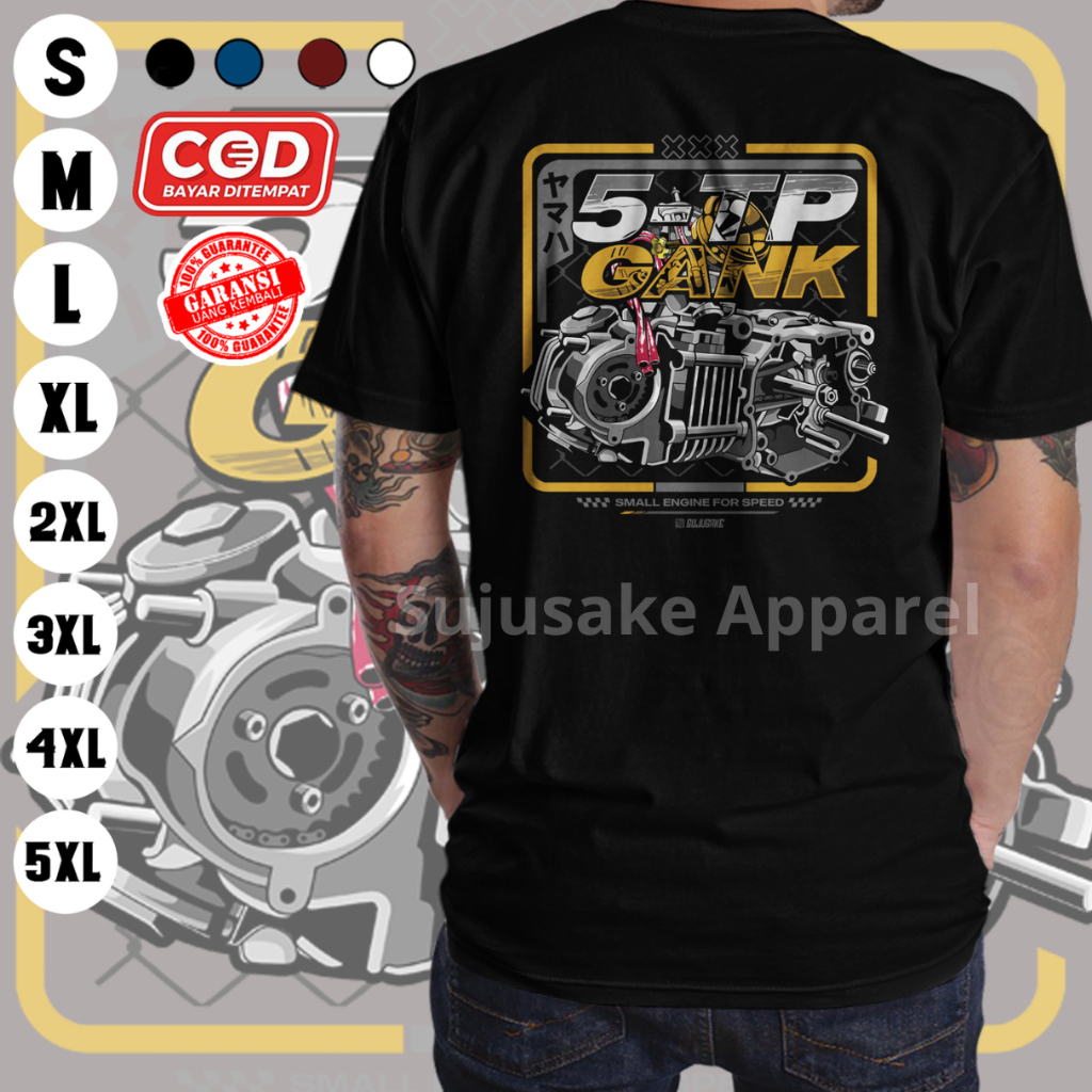 Jual Baju Kaos Atasan 5tp Gank Yamaha Jupiter Z Vega R New Menolak ...