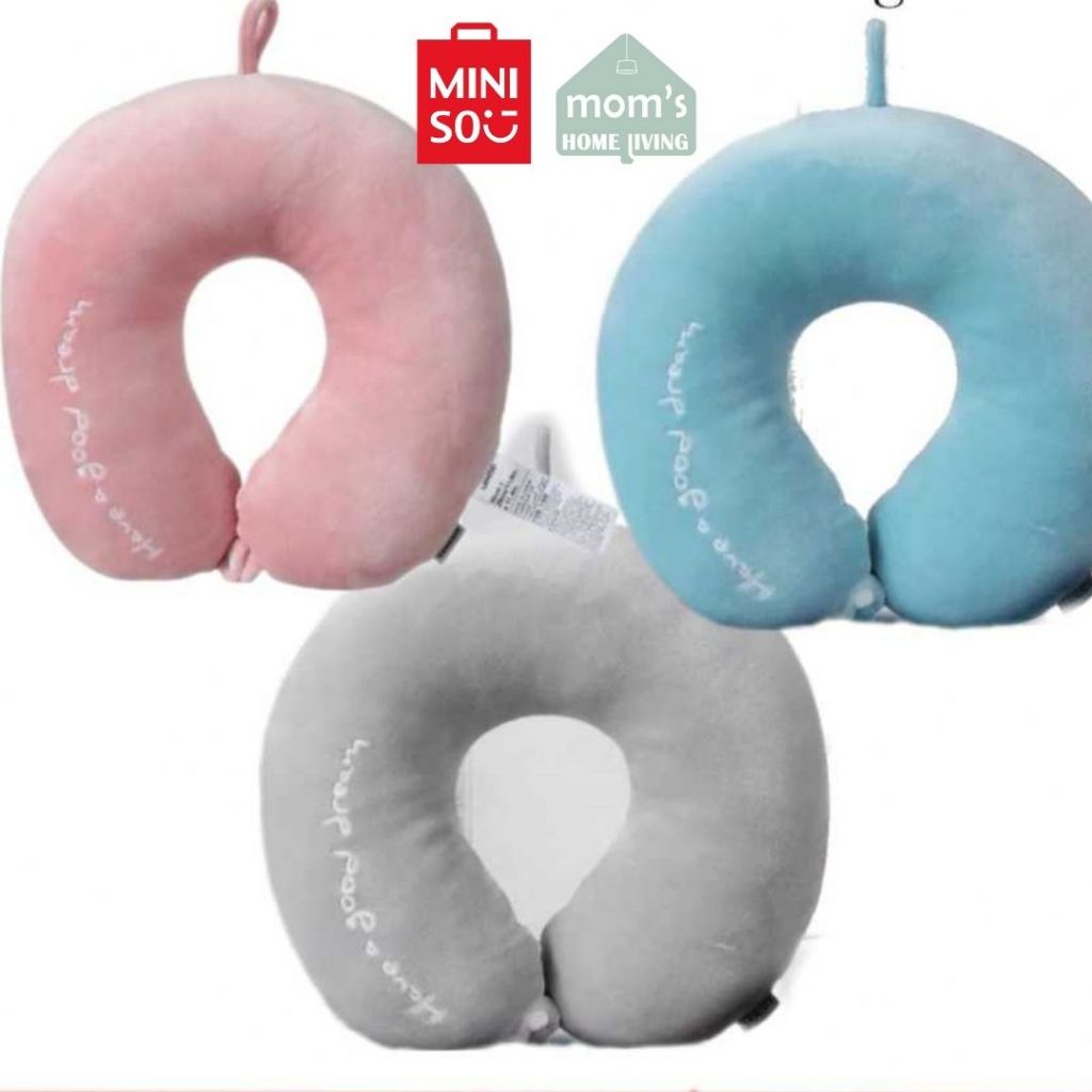 Jual MINISO Bantal leher U-Shaped Neck Pillow Bantal Leher Travel ...