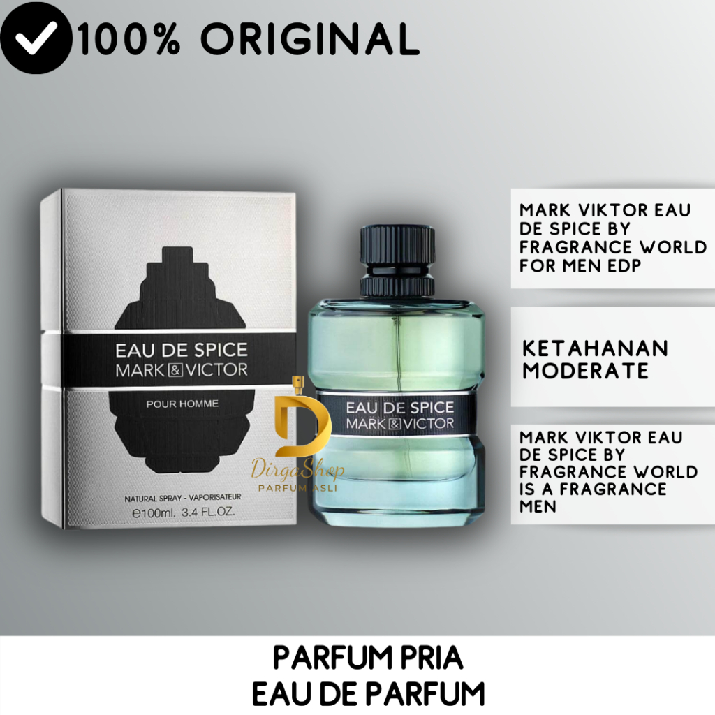 Jual Fragrance World Mark Viktor Eau de Spice For Men EDP 100ml ...