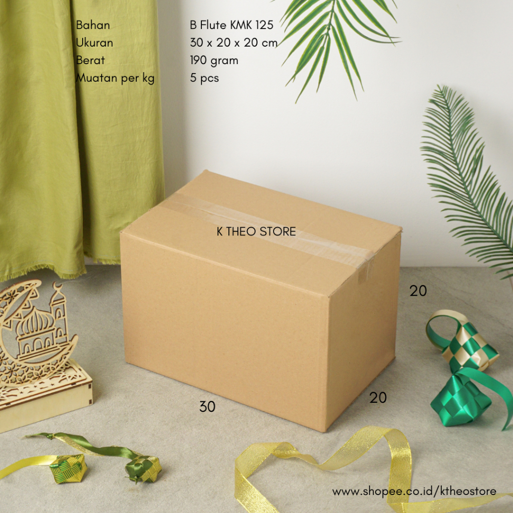 Jual Dus 30x20x20 cm/30 x 20 x 20 cm/Minimal 5 PCS/Kotak Kardus ...
