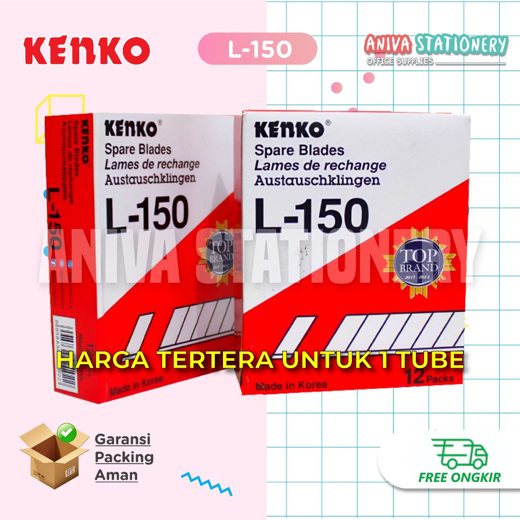 Jual KENKO L-150 REFILL CUTTER BESAR ISI KATER PEMOTONG KERTAS SPARE ...