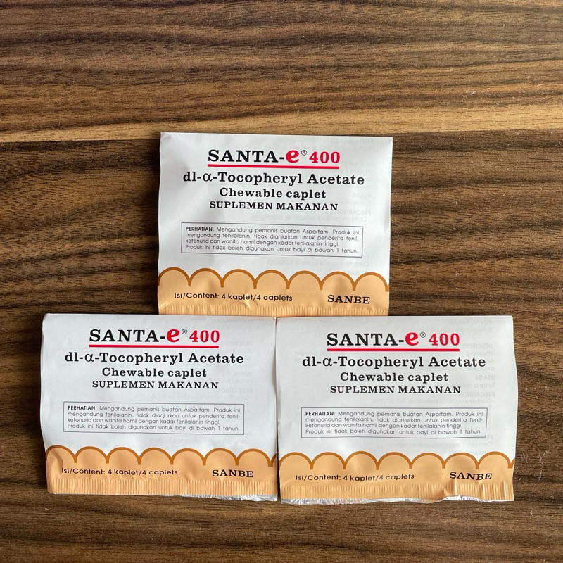 Jual Santa e 400 iu strip isi 4 tablet | Shopee Indonesia