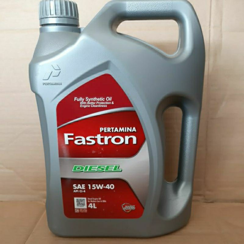Jual Oli Mesin Diesel 15W-40 4 Liter Pertamina Fastron Diesel | Shopee Indonesia