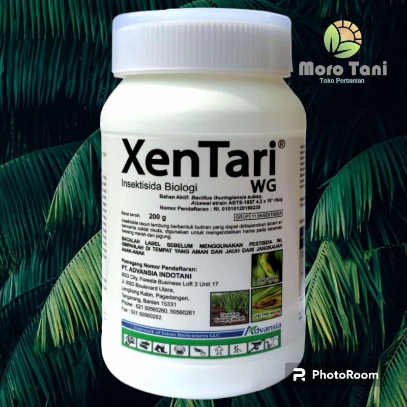 Jual XENTARI WG Insektisida Biologi 200 Gram | Shopee Indonesia