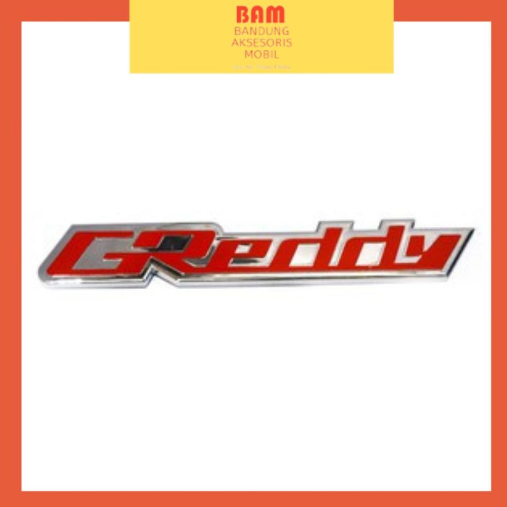Jual Emblem Tulisan Mobil Car Logo GREDDY | Shopee Indonesia