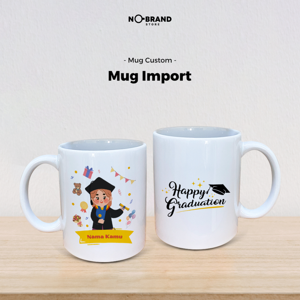 Jual MUG CUSTOM SOUVENIR GELAS MUG CUSTOM SATUAN STANDAR MURAH | Shopee ...