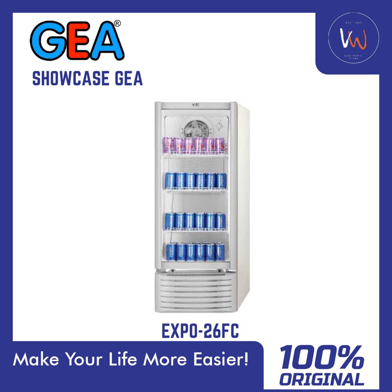 Jual Showcase Gea EXPO-26 FC 3 Rak / Kulkas Pendingin Minuman | Shopee ...