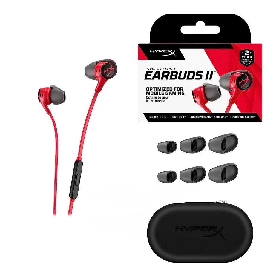 Jual Hyperx Cloud Earbuds II / Earbuds 2 Gaming Earbuds with Mic ...