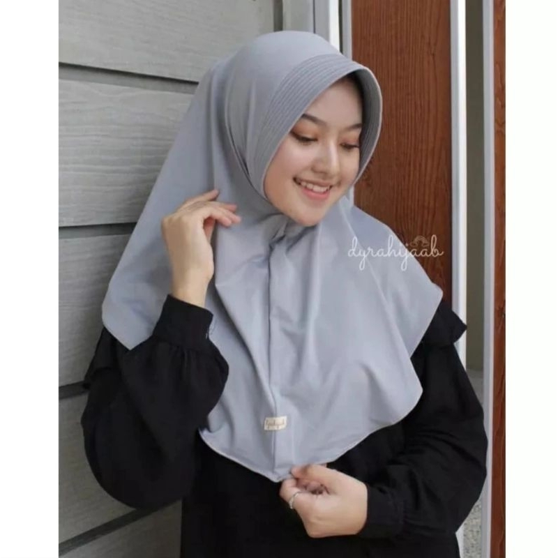 Jual Hijab Instan Bergo Hamidah Ukuran M dan L / Daily Hijab | Shopee Indonesia