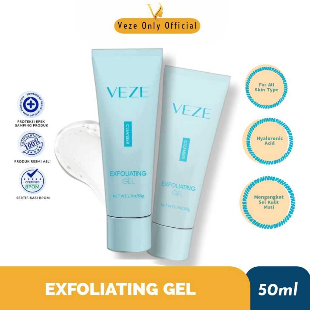 Jual VEZE ONLY BPOM 3 Minutes Exfoliating Gel Peeling Scrub Exfoliasi ...