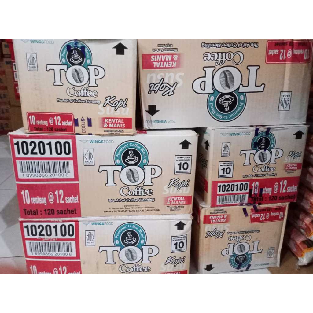 Jual Top Kopi Susu SKM 1 Dus Isi 10 Renteng | Shopee Indonesia