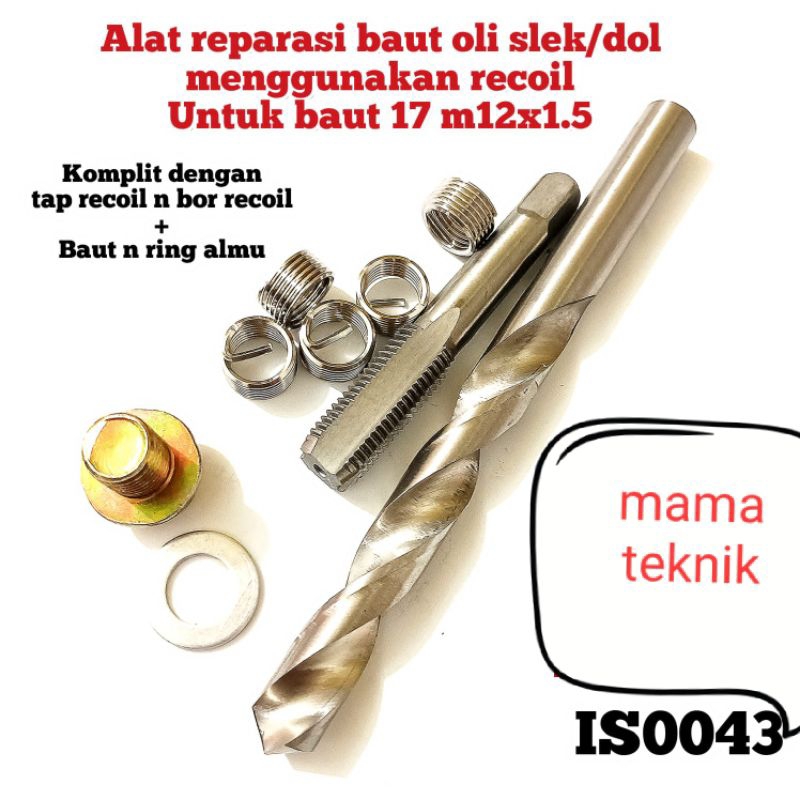 Jual Alat reparasi baut oli motor slek dol menggunakan recoil untuk ...