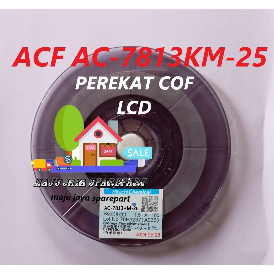 Jual LEM ACF AC-7813KM 25 LEM PEREKAT COF KE KACA LCD TV LED MONITOR HP | Shopee Indonesia