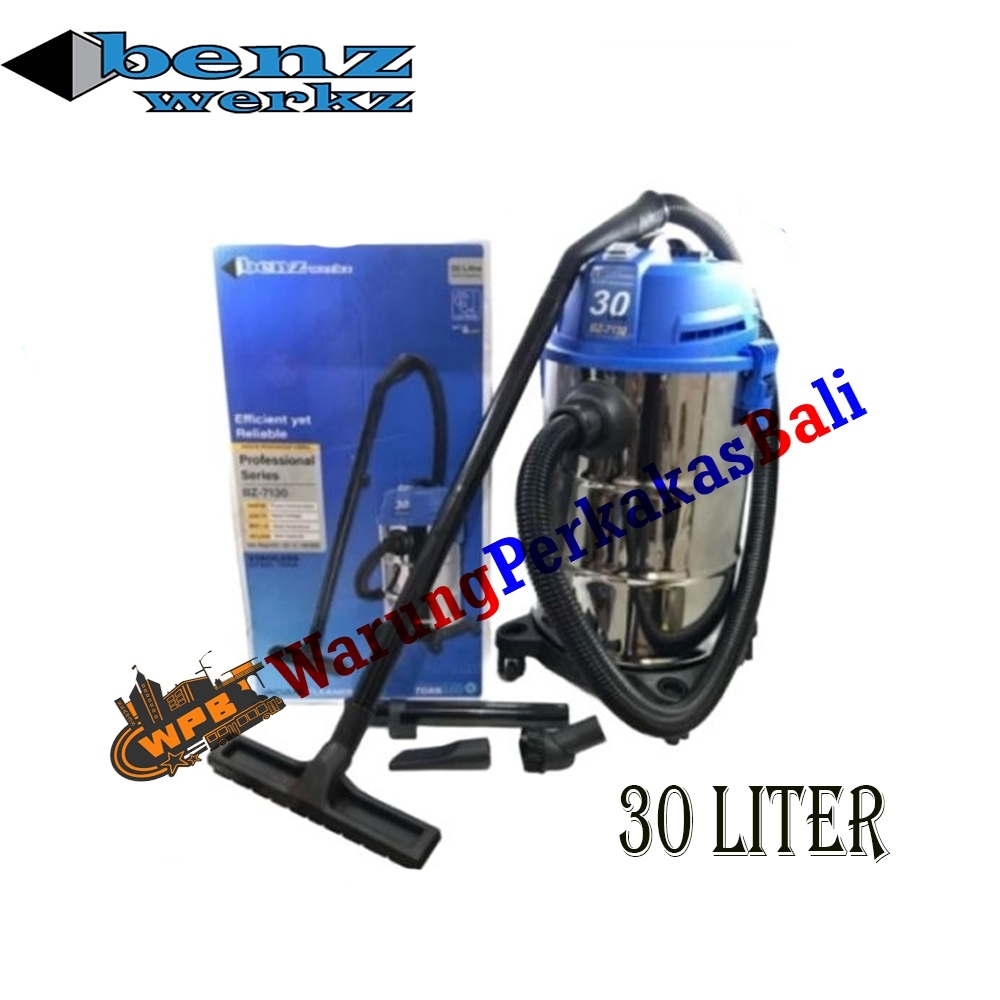Jual BENZ Vacum Cleaner 30 Liter BZ7130 Mesin Sedot Tiup Debu WET & DRY Basah Kering Vacuum 30L ...