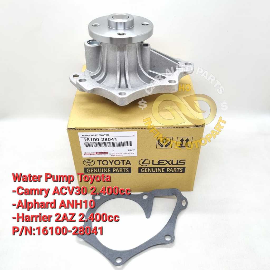 Jual WATER PUMP ASSY CAMRY ACV30 ALPHARD ANH10 HARRIER 2AZ 2400CC ...