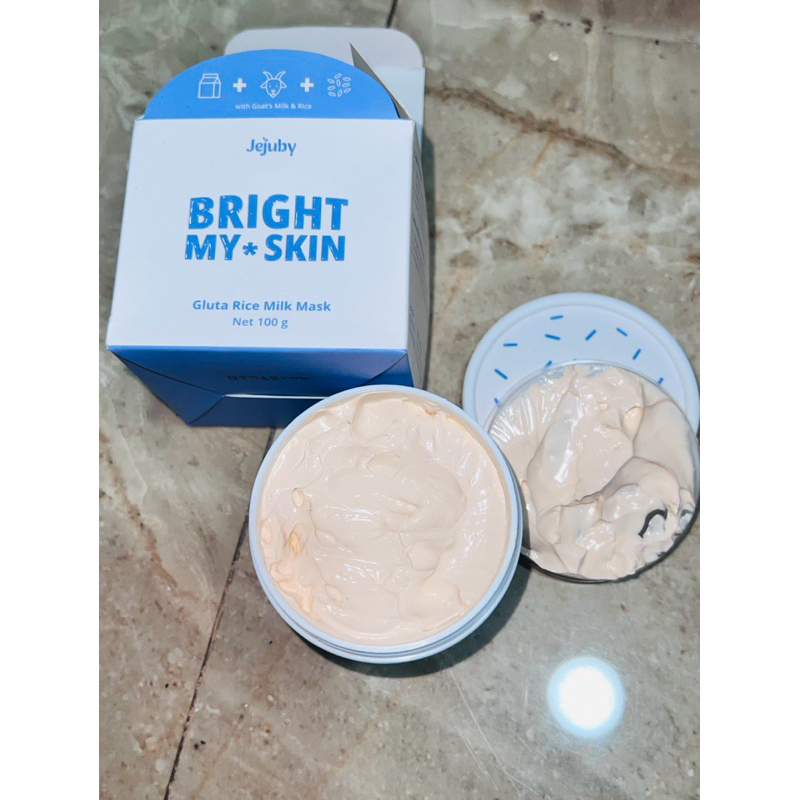 Jual JEJUBY - GLUTA RICE MILK MASK ( MASKER BADAN PENCERAH) | Shopee ...