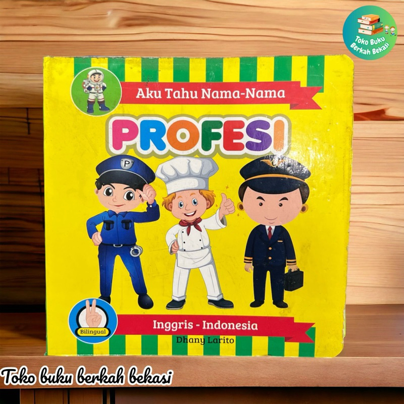 Jual board book balita aku tahu nama-nama profesi (15×15cm) | Shopee Indonesia