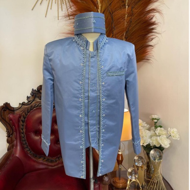 Jual Beskap pengantin jumbo | Beskap pengantin pria | Beskap pria ...