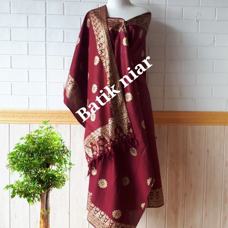 Jual Harga lebay kain batik prada mas batik niar songket palembang ...