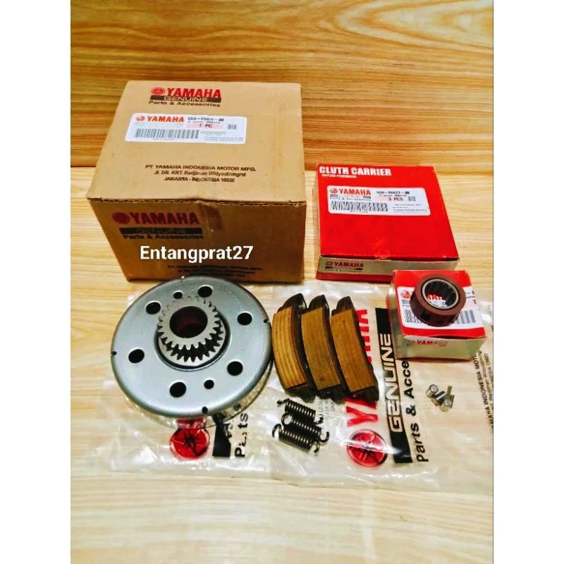 Jual Paket Mangkok Rumah Ganda 24T + Kampas Ganda + Cage Yamaha Vega ZR Kode 5D9 | Shopee Indonesia