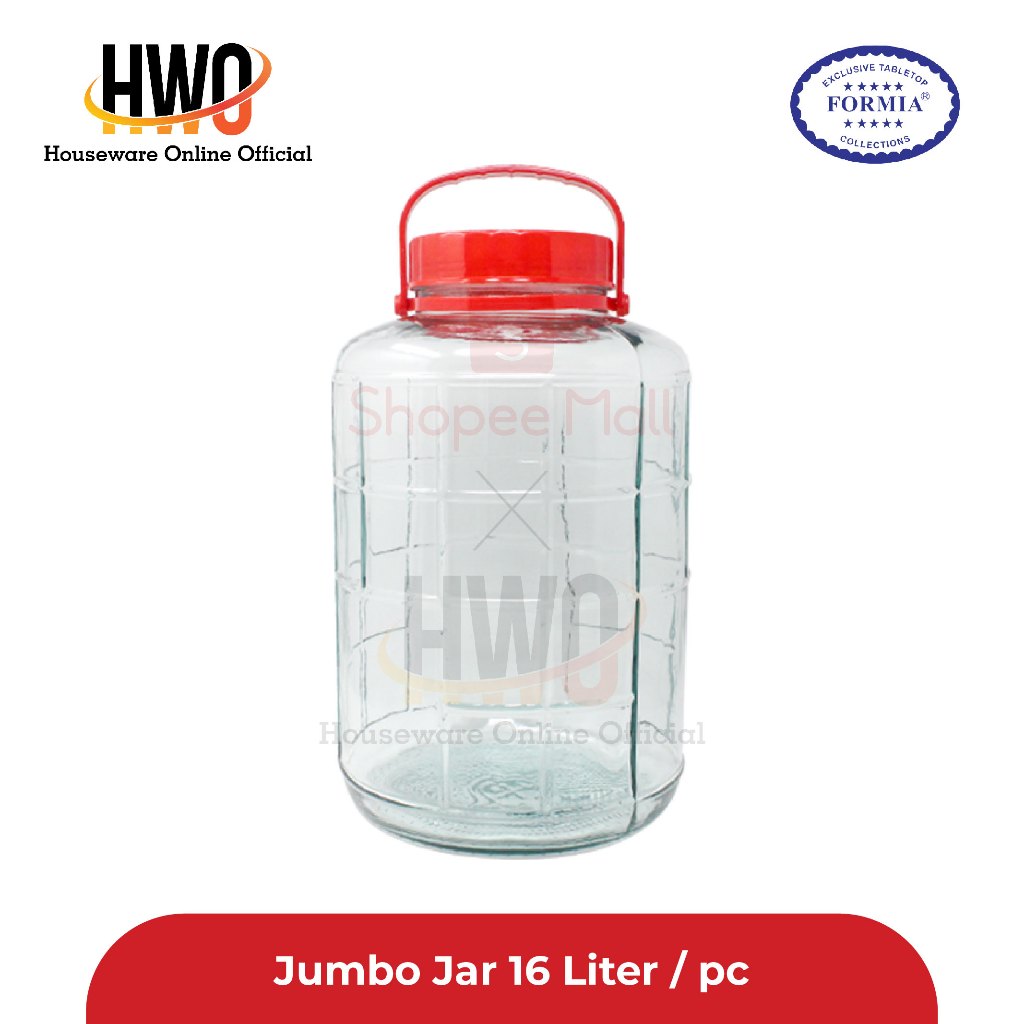 Jual Formia Toples Jumbo Jar 16 Liter / pc | Shopee Indonesia