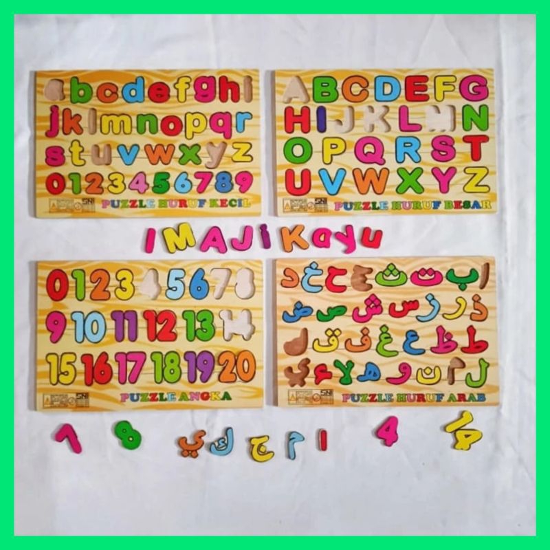 Jual MAINAN ANAK EDUKATIF EDUKASI PUZZLE BONGKAR PASANG KAYU RUMAHAN ...
