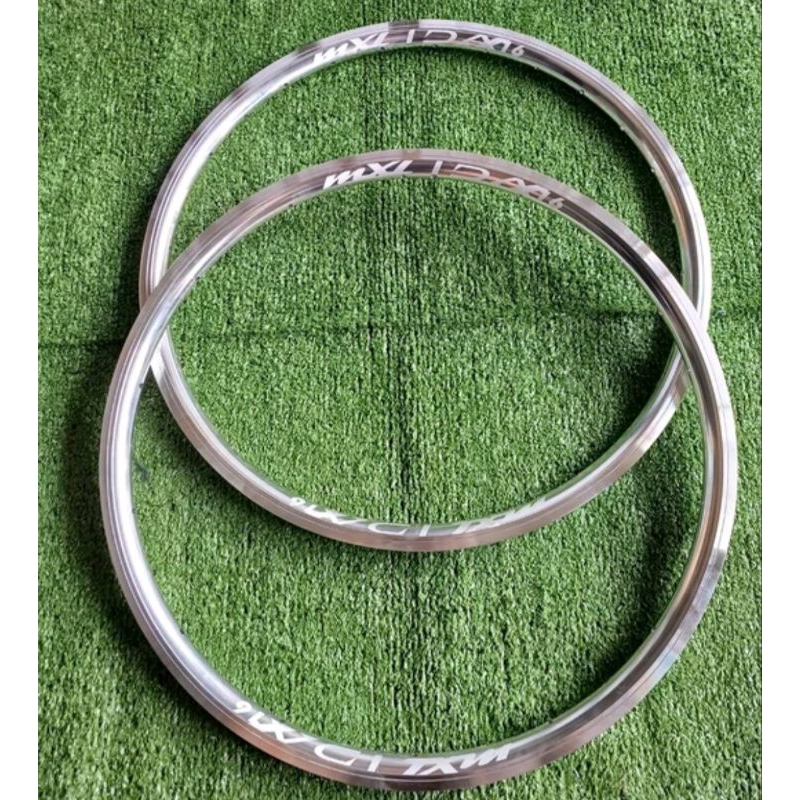 Jual Rims Velg MXL DA16 20" Inch Plus 22 Inch 451 Vbrake 28 Hole Silver ...