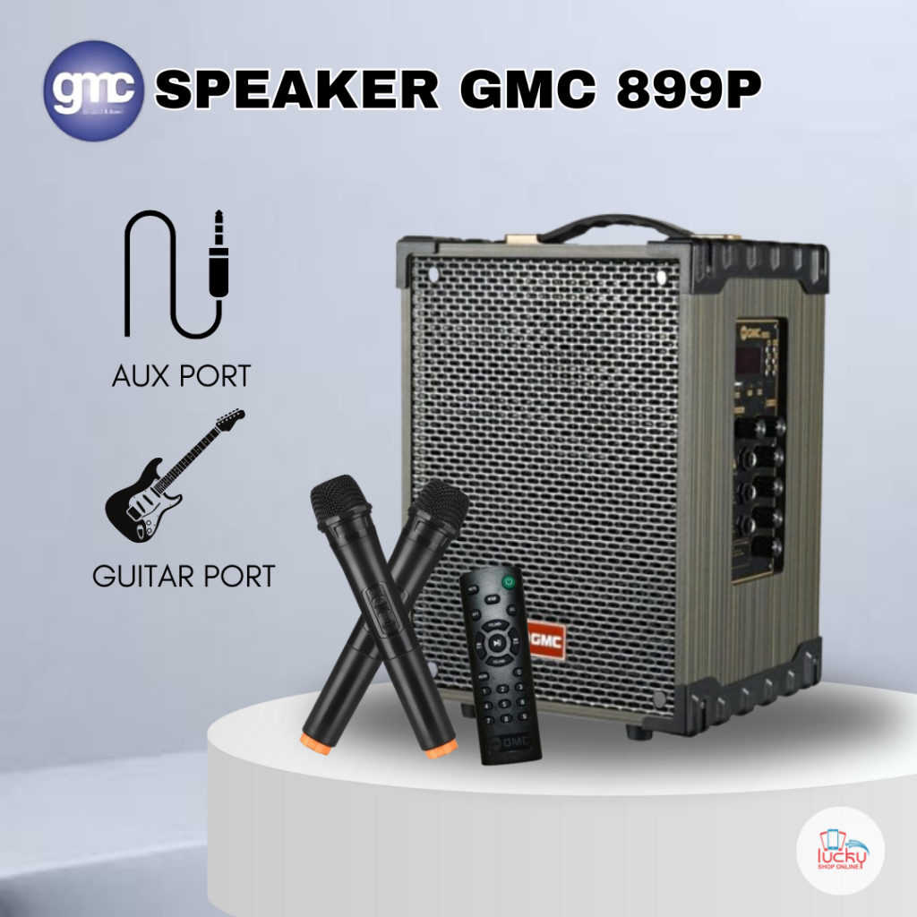 Jual SPEAKER BLUETOOTH GMC 899P FULL BASS KARAOKE | Shopee Indonesia