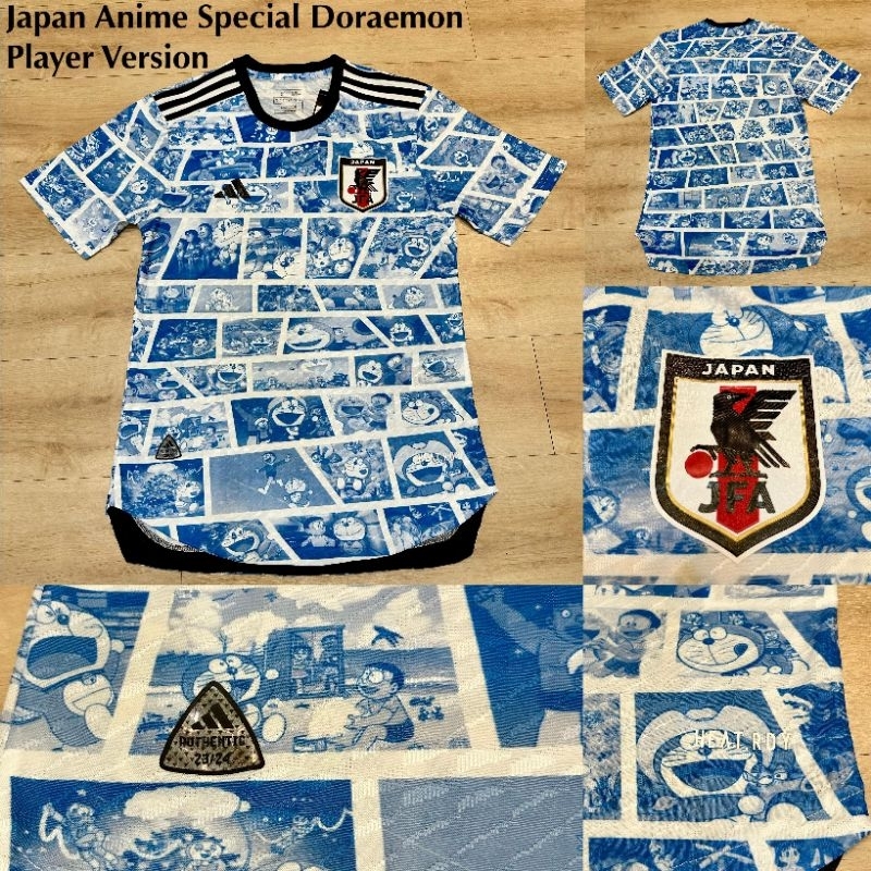 Jual import Jersey Jepang special anime DORAEMON PI Player Issue Drifit ...