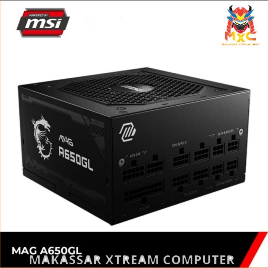Jual PSU MSI MAG A650GL 650W 80+ GOLD FULLY MODULAR | Shopee Indonesia