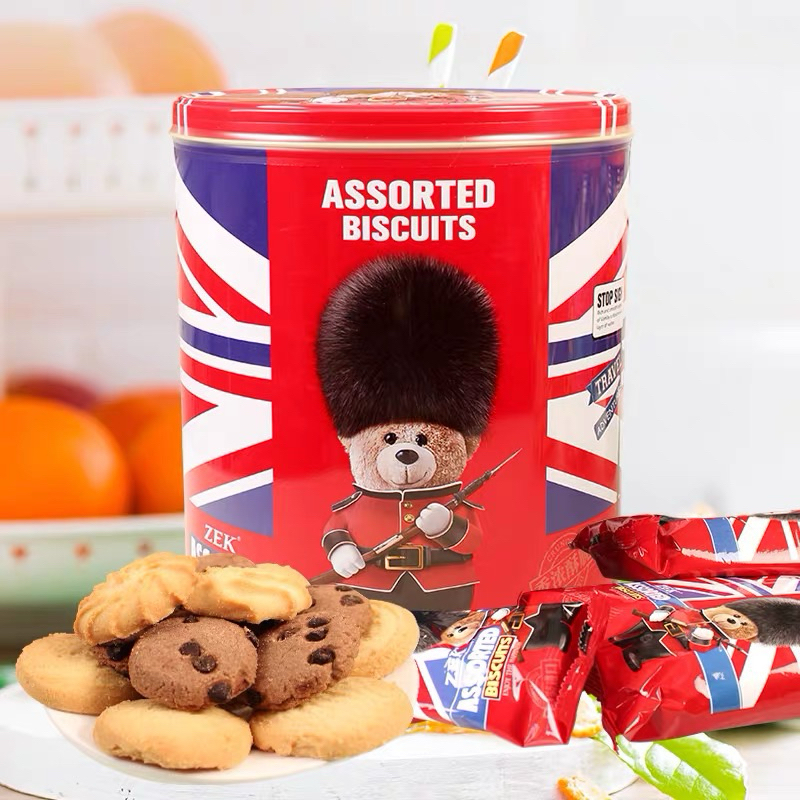 Jual ZEK Assorted Biscuits 330g Zek Brith Bear Cookie Gift Box Butter ...