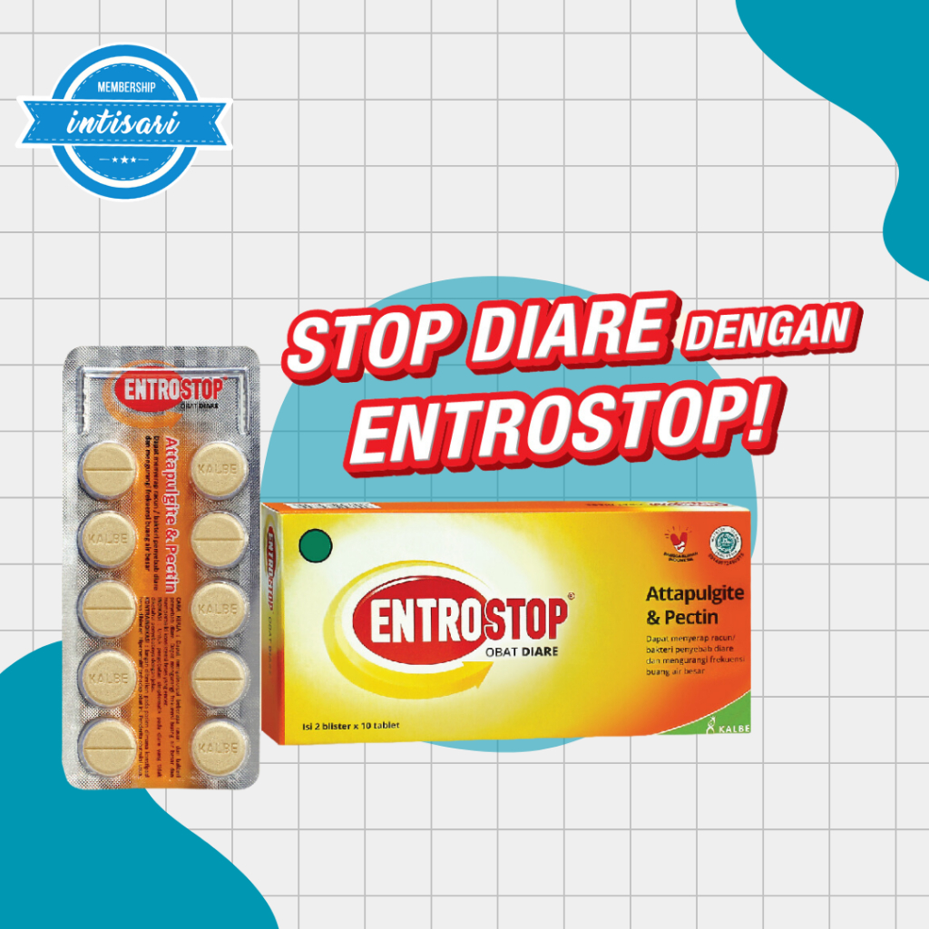Jual ENTROSTOP TABLET OBAT DIARE UNTUK DEWASA ( PAK ) | Shopee Indonesia