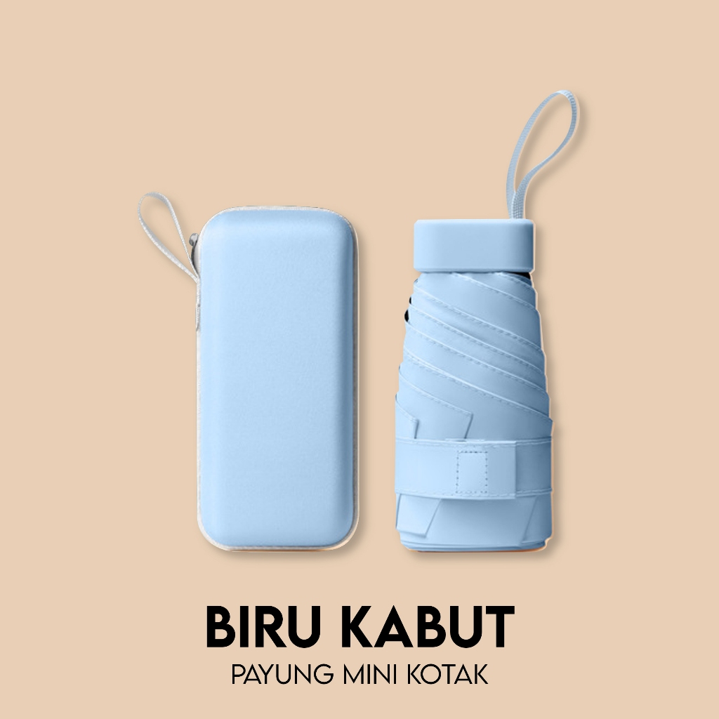 Jual Payung Lipat Mini Anti UV Kapsul Kotak Ukuran Kecil Saku Portable Premium Umbrella Souvenir ...