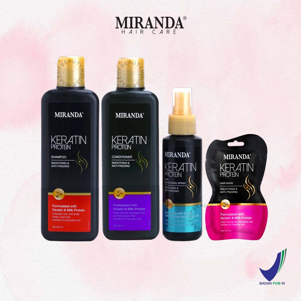Jual MIRANDA Keratin Protein - Hair Shampoo | Hair Conditioner | Hair ...