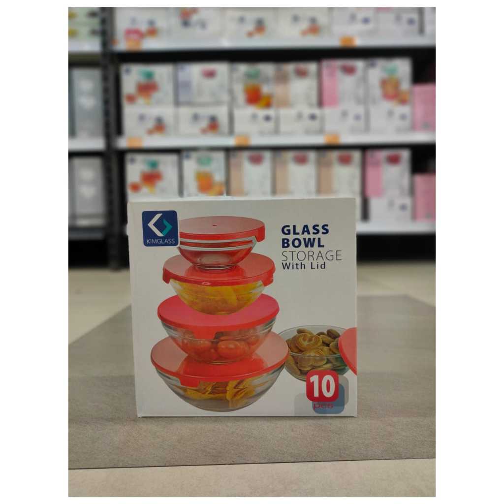 Jual Kim Glass bowl set kimglass mixing bowl kaca | Shopee Indonesia