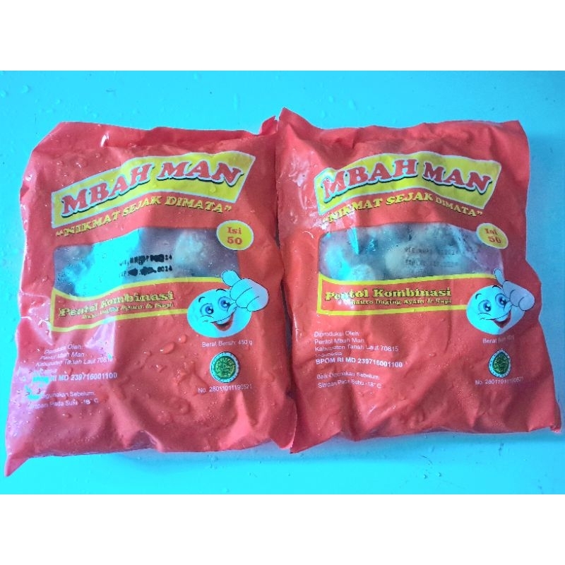 Jual (READY) Pentol Mbah Man Kombinasi Frozen Food & Cemilan | Shopee ...