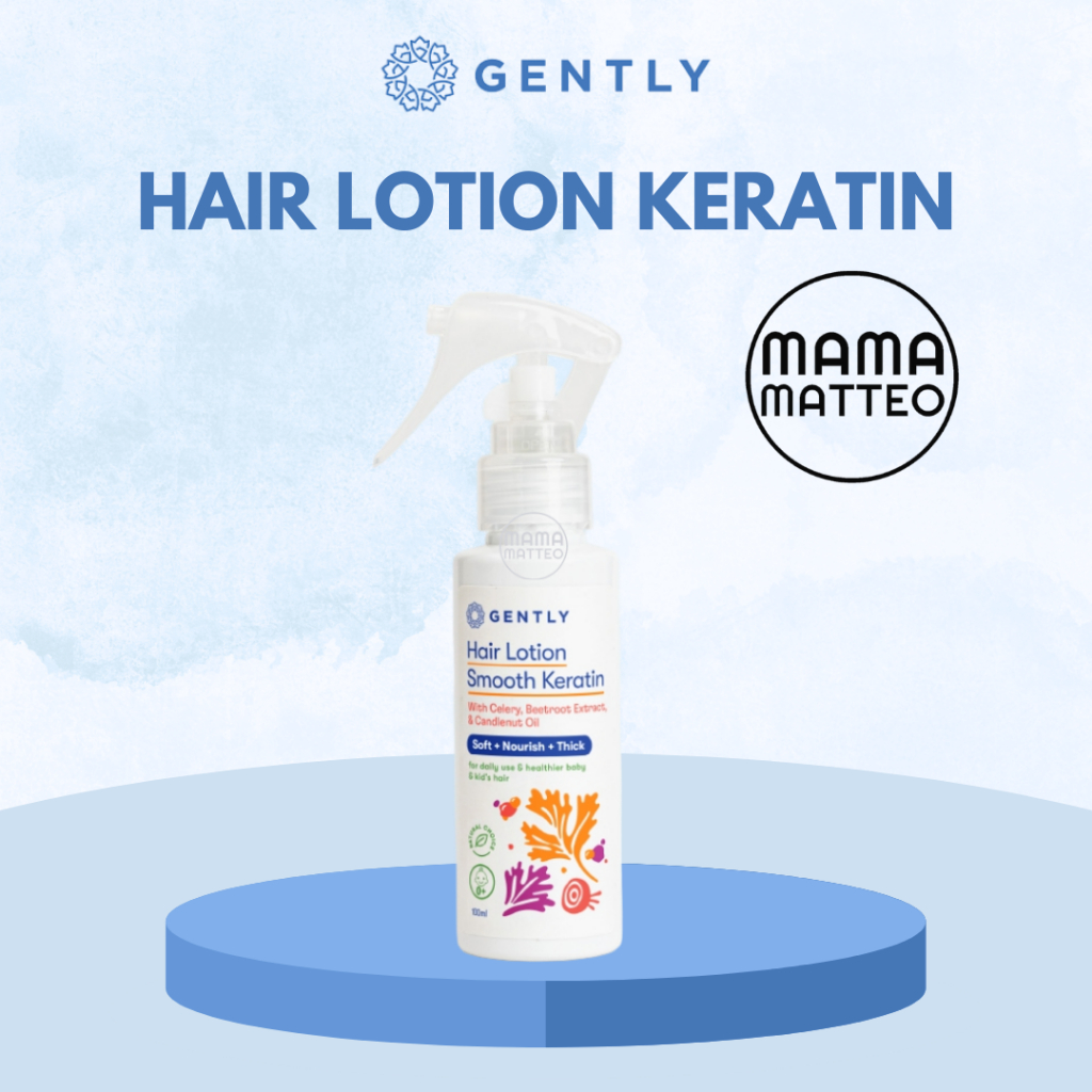 Jual GENTLY Hair Lotion Smooth Keratin 100ml / Lotion Rambut Penumbuh ...