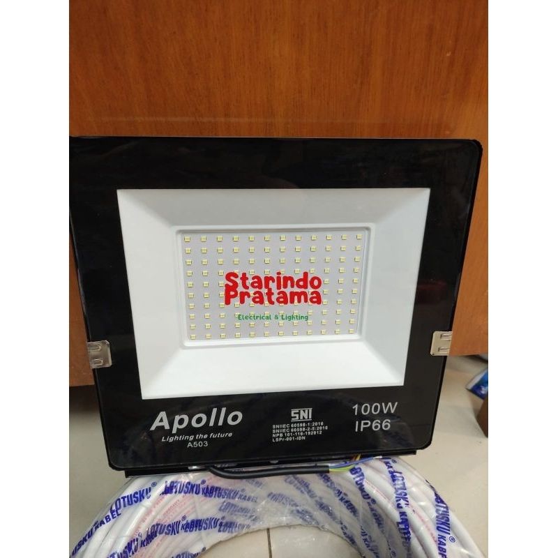 Jual KAP LAMPU SOROT LED 100W / LAMPU TEMBAK LED 100W / LAMPU SOROT LED 100 WATT APOLO | Shopee ...