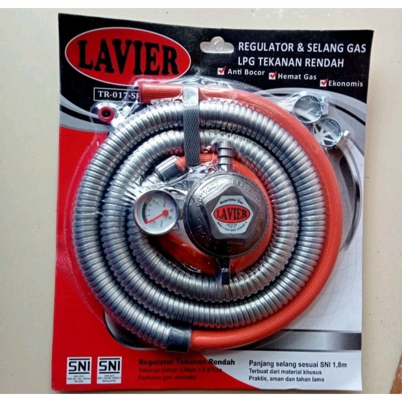 Jual selang regulator gas LAVIER berstandar SNI | Shopee Indonesia