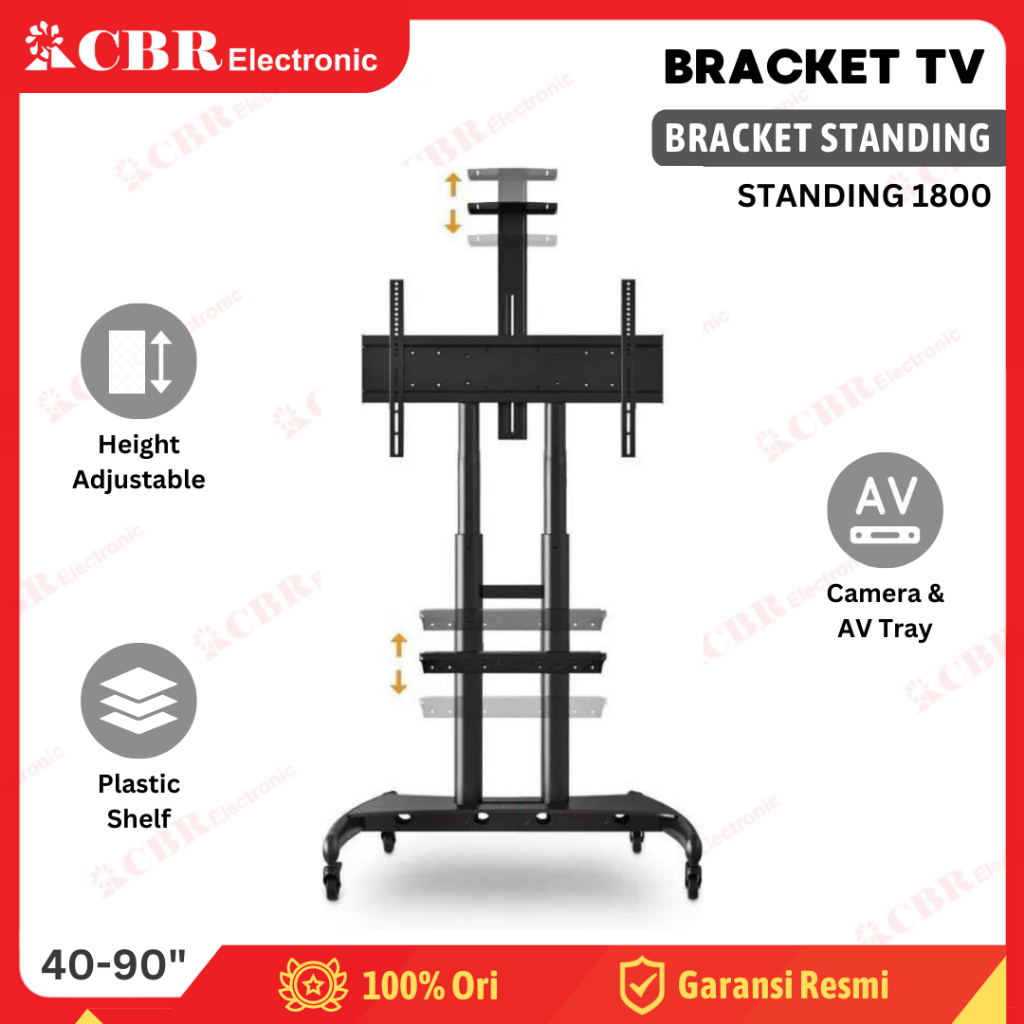 Jual Bracket Standing TV LED STANDING 1800 / 40-90 inch | Shopee Indonesia