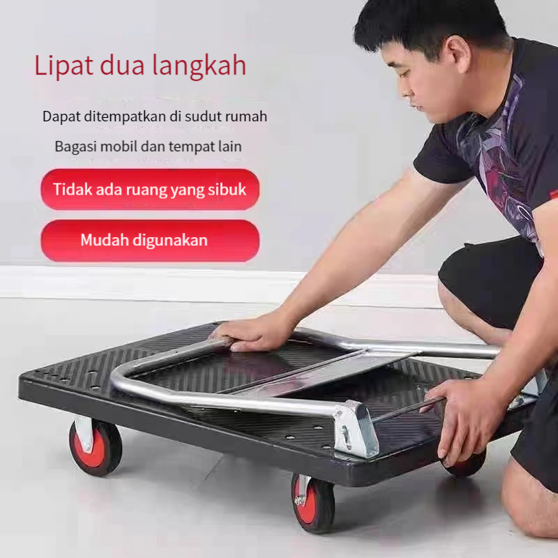 Jual Troli Barang Lipat Hand Truck Model Besi 150 Kg | Shopee Indonesia