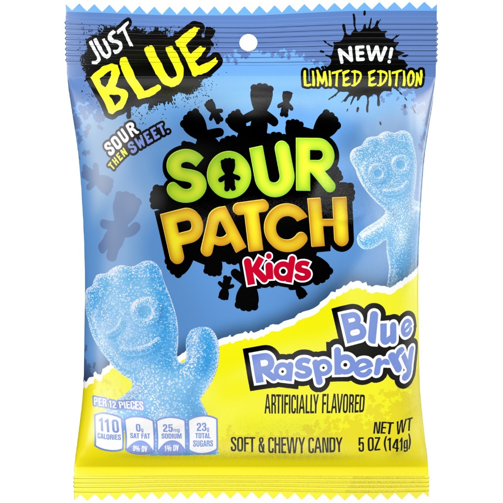 Jual Sour Patch Kids Blue rasberry USA 3 oz | Shopee Indonesia