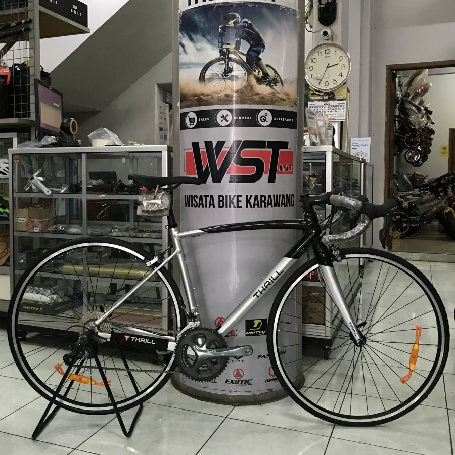 Jual SEPEDA BALAP ROADBIKE THRILL ENTHRAL 1.0 | Shopee Indonesia