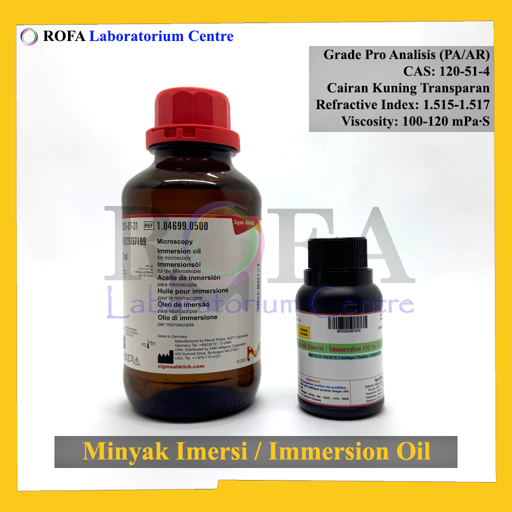 Jual Minyak Imersi / Immersion Oil for Microscopy Pro Analis Merck ...
