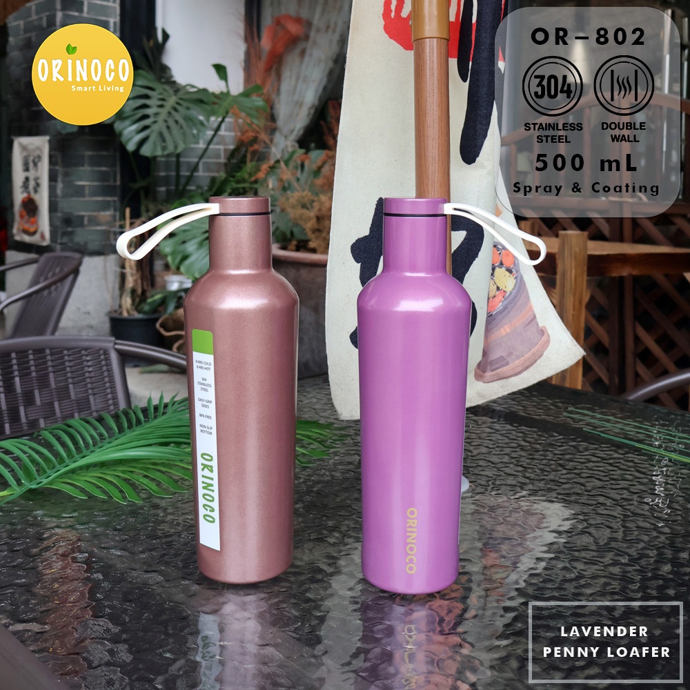 Jual New Colour Orinoco Botol Stainless Steel OR-802 Tumbler 500ML ...