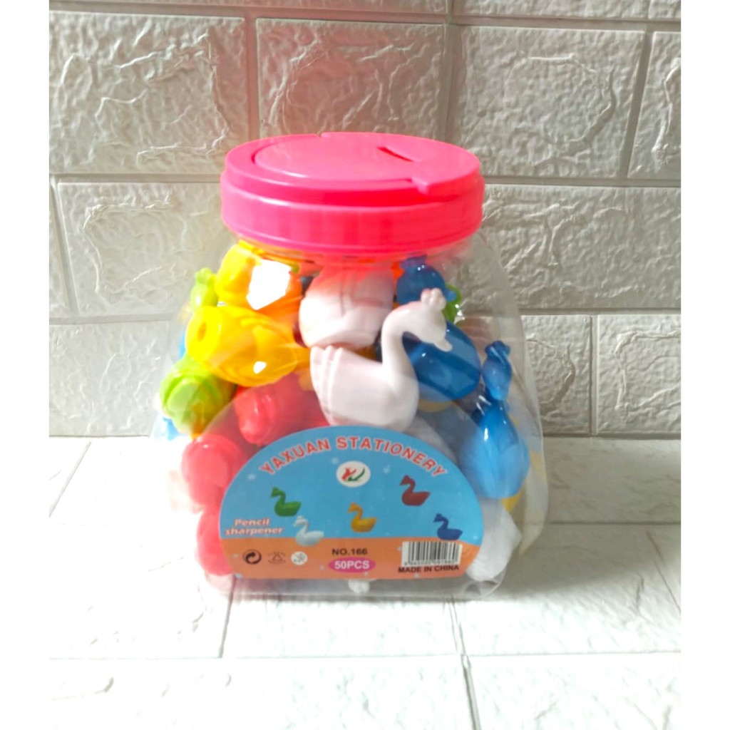Jual Rautan Serutan Pensil Toples Karakter Bebek BESAR | Shopee Indonesia